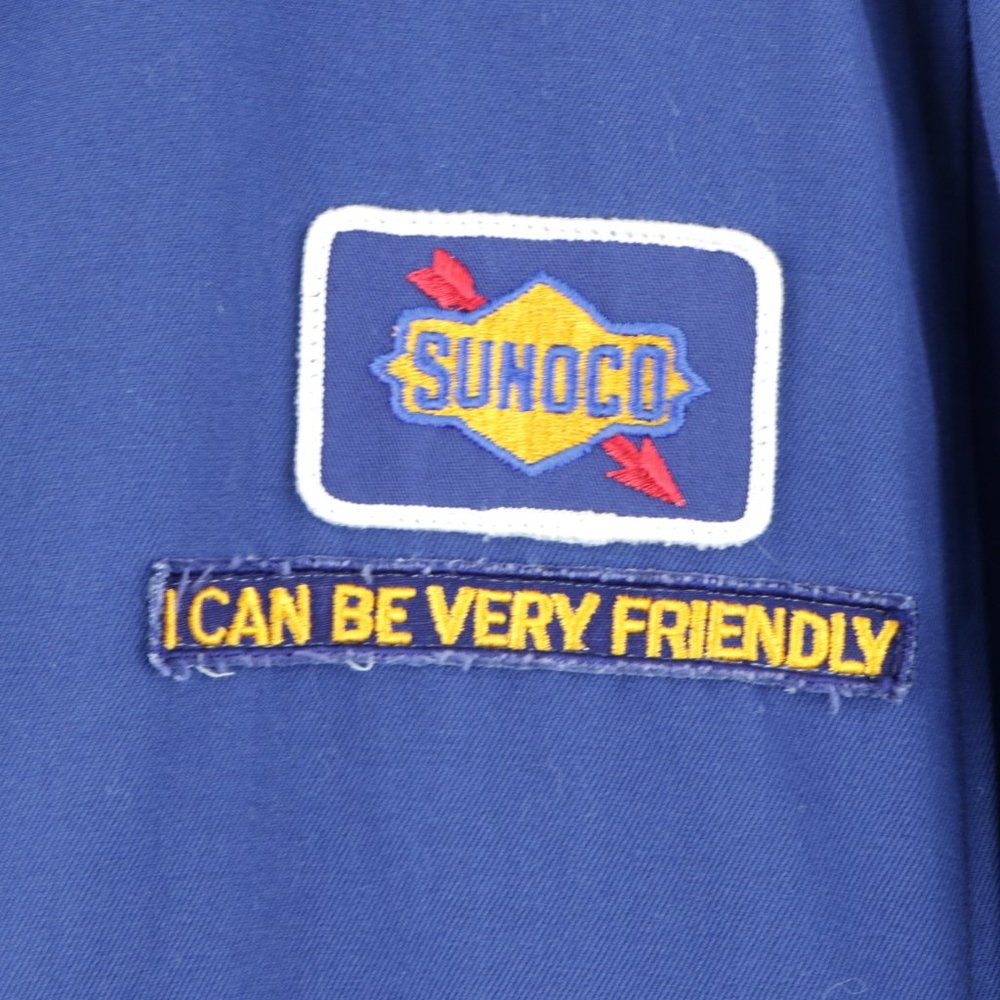 Vintage Sunoco Gas Attendant Uniform Jacket Usa - Gem